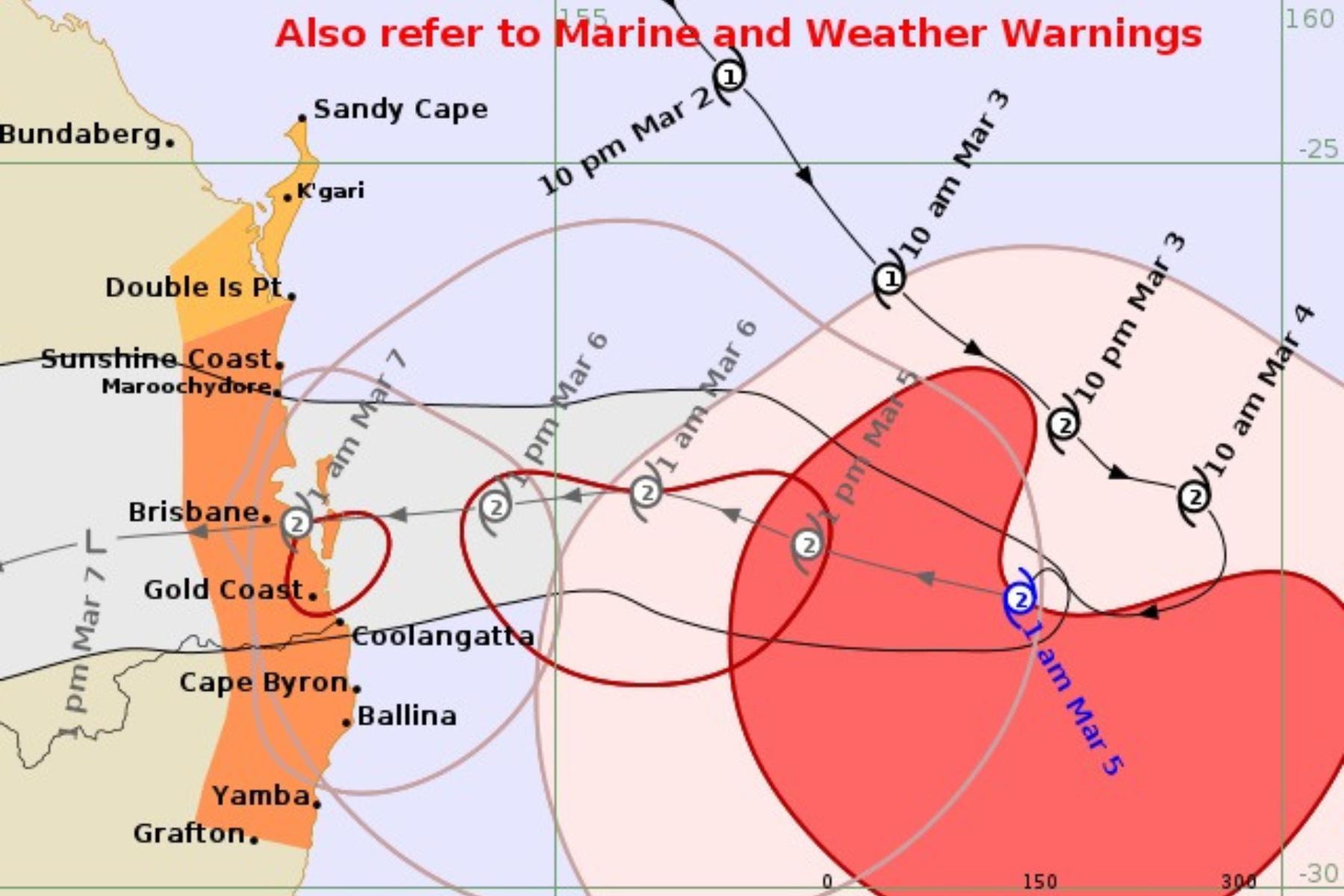 Bunker down or leave: Millions in Cyclone Alfred path - News | InDaily ...