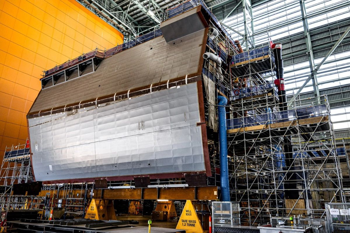 SA reaches half-way mark in first multibillion-dollar Hunter frigate ...