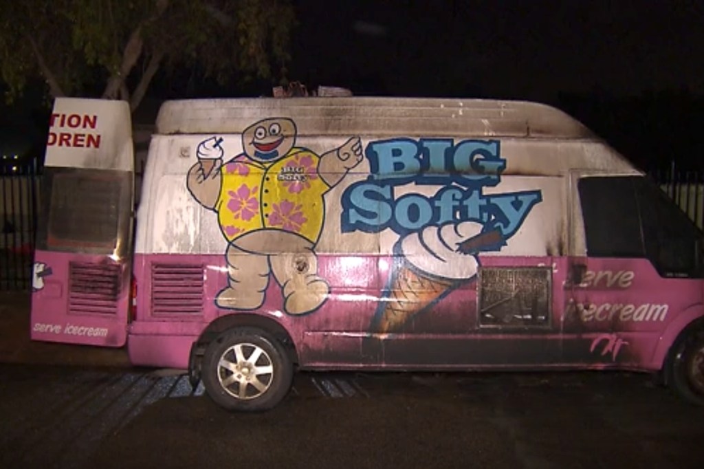Ice cream van melts in suspicious fire - News | InDaily, Inside South ...